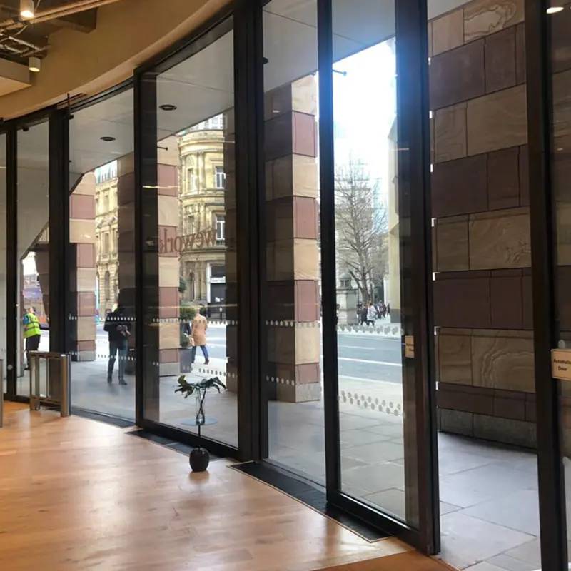Automatic Curved Sliding Doors - One Poultry Lane, London